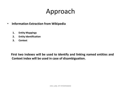 Mining Named Entities Iiith Ppt