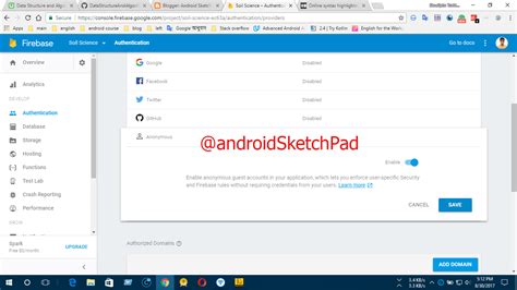 How To Set Sign In Anonymously In Firebase Androidsketchpad