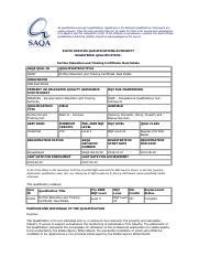 NQF LEVEL SAQA Pdf All Qualifications And Part Qualifications Registered On The National