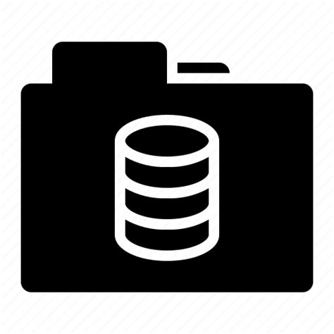 data database folder server storage icon