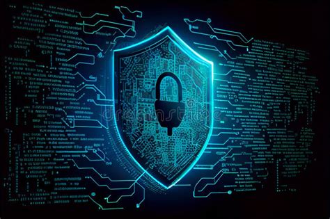 Cyber Security Technology Concept Generative Ai Stock Illustration Illustration Of Hacker