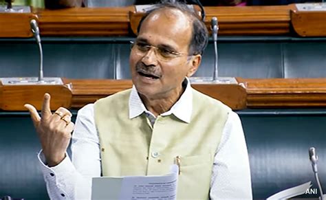 Adhir Ranjan Chowdhury Urges Government To Reconsider India Vs Bharat Divide In Promoting