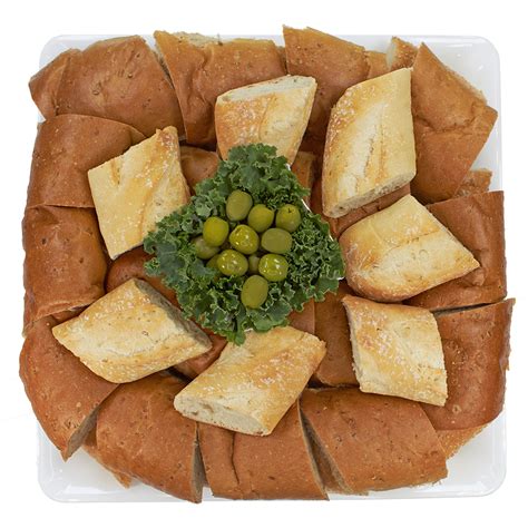 Assorted Bread Tray Sams Italian Deli And Market