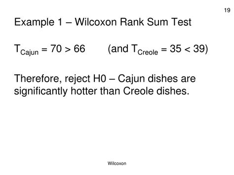 ppt wilcoxon rank sum test powerpoint presentation free download