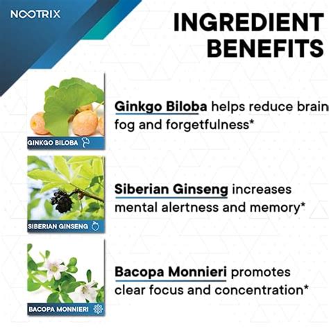Nootrix Brain Boost Premium Nootropic Brain Support Supplement