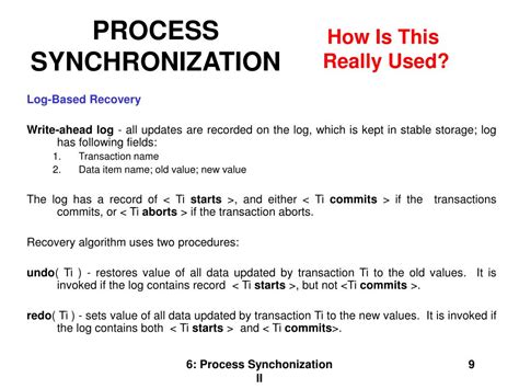 PPT PROCESS SYNCHRONIZATION II PowerPoint Presentation Free Download ID