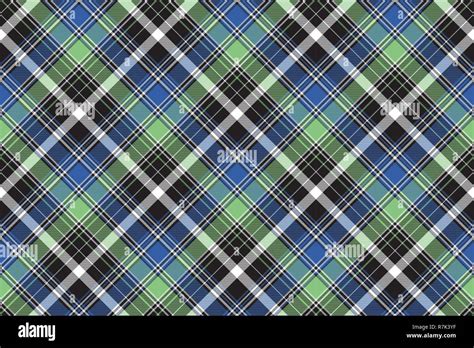 Green And Blue Plaid Background
