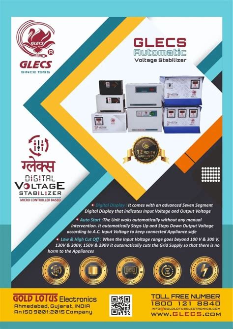 Stabilizer For Ev Power Station At ₹ 4200 Rakhial Ahmedabad Id