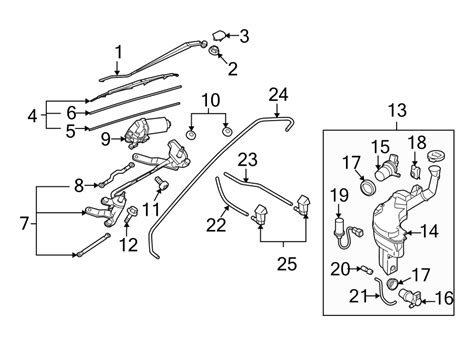 Mazda CX-9 Windshield Washer Pump. FRT, TNKSTD - G22C67482 | Jim Ellis ...