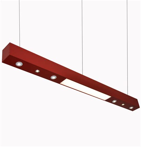 Suspended Linear Pendant Light With Opal PC Diffuser LED Light And LED Linear