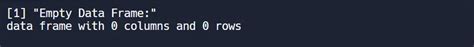 How To Create Empty Data Frame In R Delft Stack