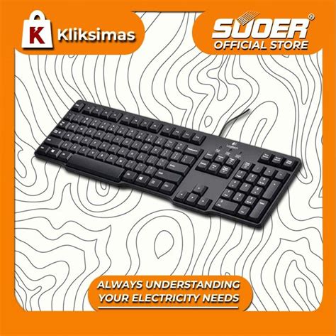 Keyboard Logitech K100 Original Lazada Indonesia