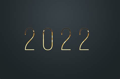 골드 넘버 2022 럭셔리 어두운 배경에 Vip 새해 복 많이 받으세요 현대 디자인 템플릿 사이트에 대한 헤더 포스터 새해 카드 전단지 3d 일러스트레이션 3d 렌더링 12