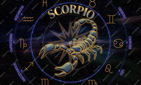 Scorpio Zodiac Sign Illustration Of The Scorpio Symbol Of The Horoscope