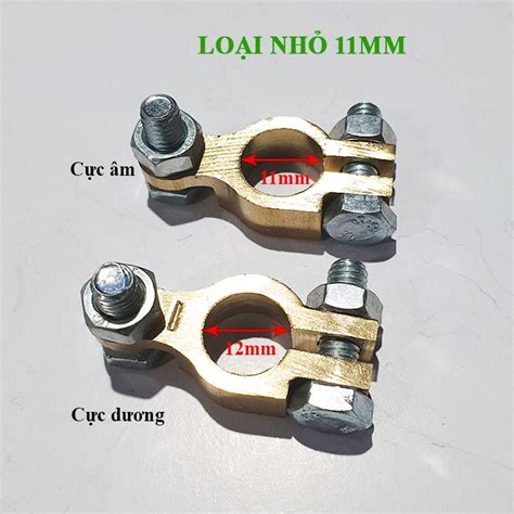 Cọc ắc Quy đầu Bọp đầu Kẹp Bình ắc Quy đường Kính 11mm Và 16mm