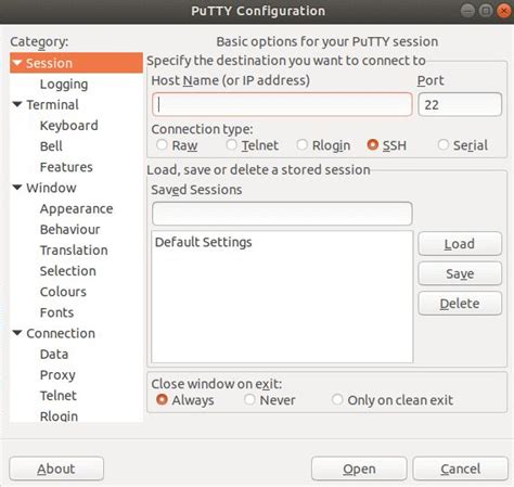 Install Putty Ssh And Telnet Client In Ubuntu Linux