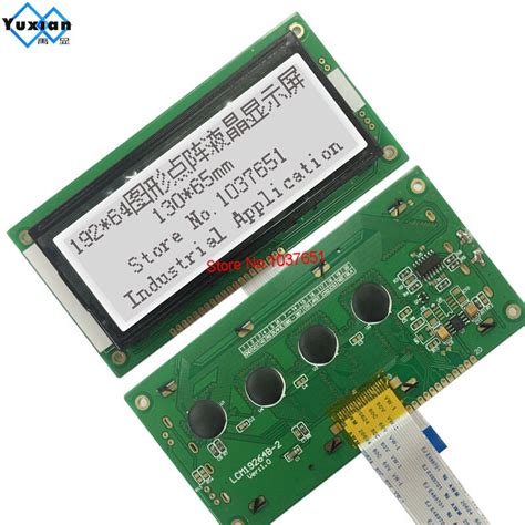 19264 192 64 LCD Display Module 20pin FFC Cable Wh Grandado