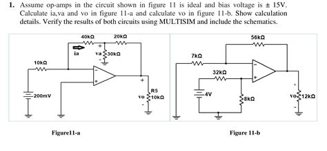 Solved 1 Assume Op Amps In The Circuit Shown In Figure 11