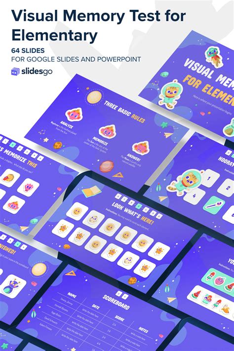 Visual Memory Test For Elementary Google Slides PowerPoint