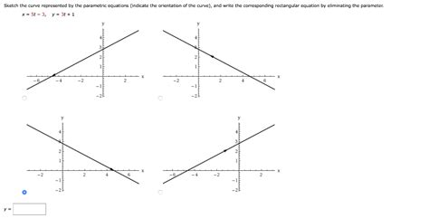 Solved Sketch The Curve Represented By The Parametric