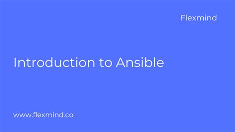 Introduction To Ansible