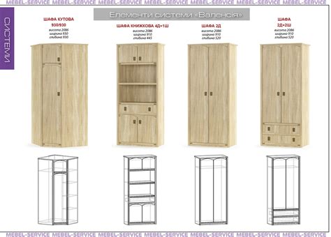Купити Шафа 2Д 2Ш Валенсія Мебель Сервіс ціна 3772 45 ₴ Prom Ua Id 102710629