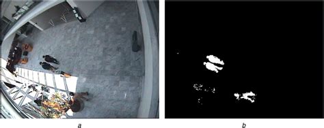 Example Of Background Modelling And Foreground Detection Results A