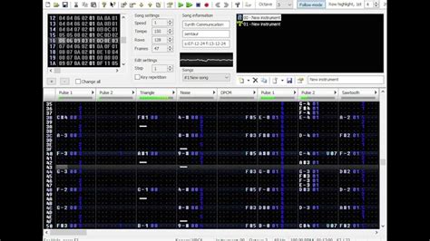 Synth Communication Famitracker Vrc6 Youtube