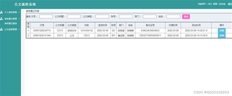 Javamysql基于ssm的公文流转关管理系统流程流转模板后台管理表mysql设计 Csdn博客