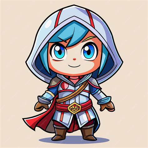 A Chibi Assassin Premium Ai Generated Vector