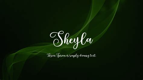 Sheyla Font Download Free For Desktop And Webfont