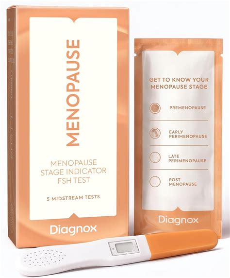 Diagnox Health Menopause Test At Home Fsh Test Strips To Identify