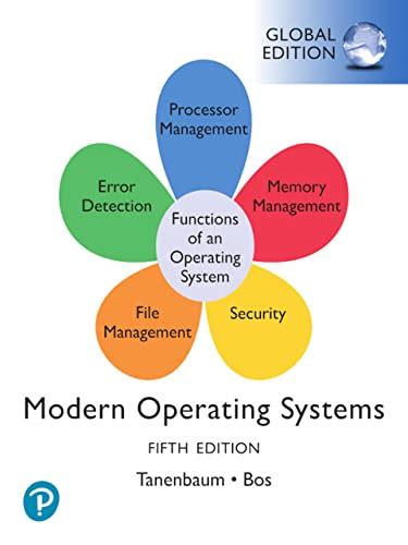 Modern Operating Systems Global Edition 5 Tanenbaum Andrew S Bos