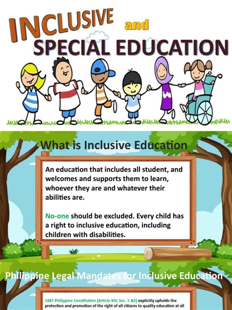 Inclusive And Special Education Powerpoint Report Pdf Special