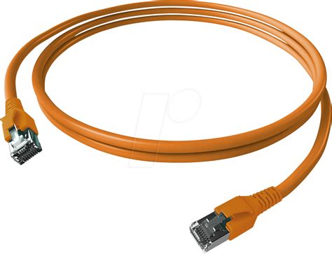 Easylan Cat6a Patchkabel Sftp Flexboot Orange 1 M Patchkabel