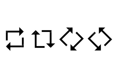 Premium Vector Set Of Directional Arrows Navigation Icons Collection Movement Indicators