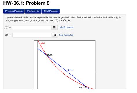 Solved Hw 061 Problem 8 Previous Problem Problem List Next