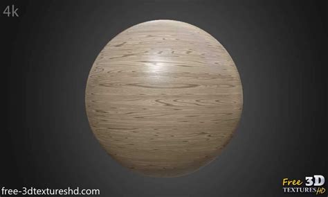 Texture 3d Bois Beige Clair Pbr Téléchargement Gratuit Haute Résolution