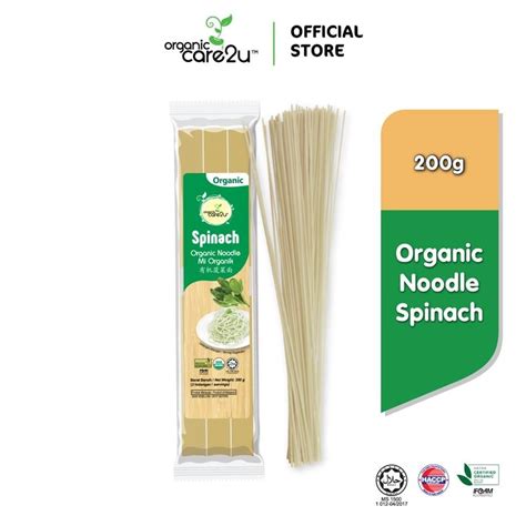 organic care2u organic spinach noodle 200g watsons malaysia