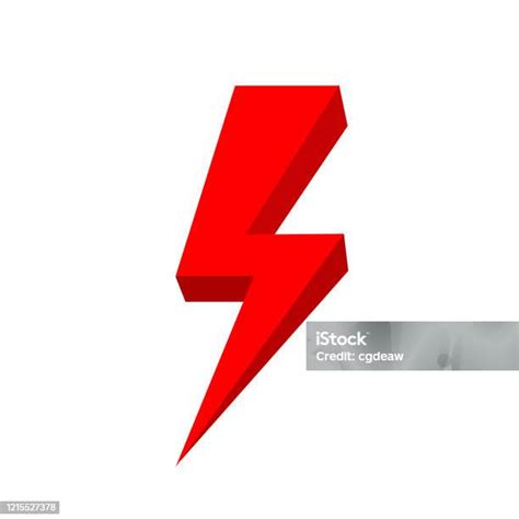 흰색 배경에 고립 된 빨간색 천둥 아이콘 천둥 폭풍 기호 빨간색 플랫 레이 클립 아트 천둥 로고3d 천둥 빨간색 번개에 대한 스톡 벡터 아트 및 기타 이미지 Istock