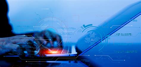 미래 지향적 인 가상 화면 인터페이스 기술에서 노트북을 사용하여 작업하는 비즈니스 네트워크 인터넷 연결 전 세계 무선 장치 정보 기술은 비즈니스에 필수적입니다 개념에 대한