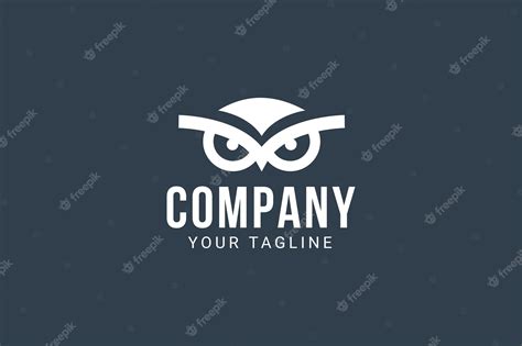 Hibou Logo Vecteur Icône Illustration Vecteur Premium