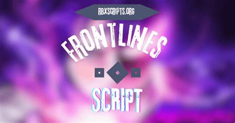 Frontlines Script Rbx Scripts