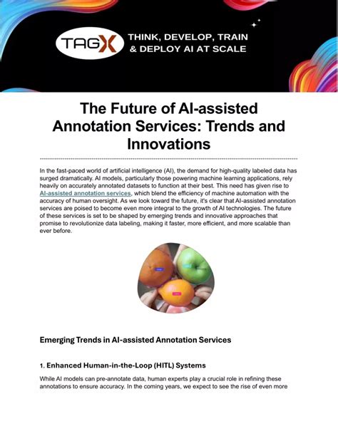 Ppt Ai Assisted Annotation Services Tagx Powerpoint Presentation Free Download Id13593653