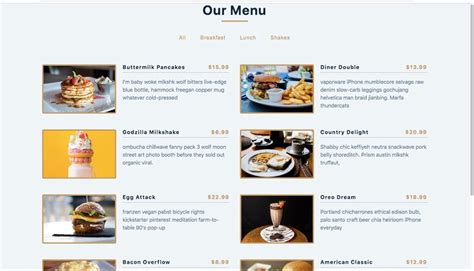 Created A Dynamic Menu Page Using React Jasmin Inneh Posted On The
