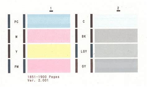 Canon Pro 100 Nozzle Check Stutter Pattern Printerknowledge Laser