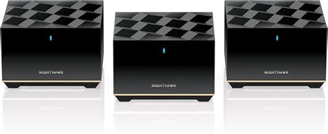 Amazon Com NETGEAR Nighthawk Tri Band Whole Home Mesh WiFi E System MK S Router