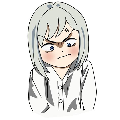 Funny Face Anime Girl