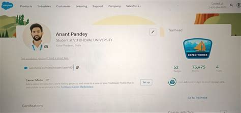Anant Pandey On Linkedin Salesforce Trailhead Trailblazercommunity Salesforceadministrator
