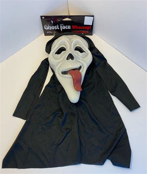 Scream Ghostface Scary Movie Whassup Tongue Stoned Mask Wassup New 2022 4587056880